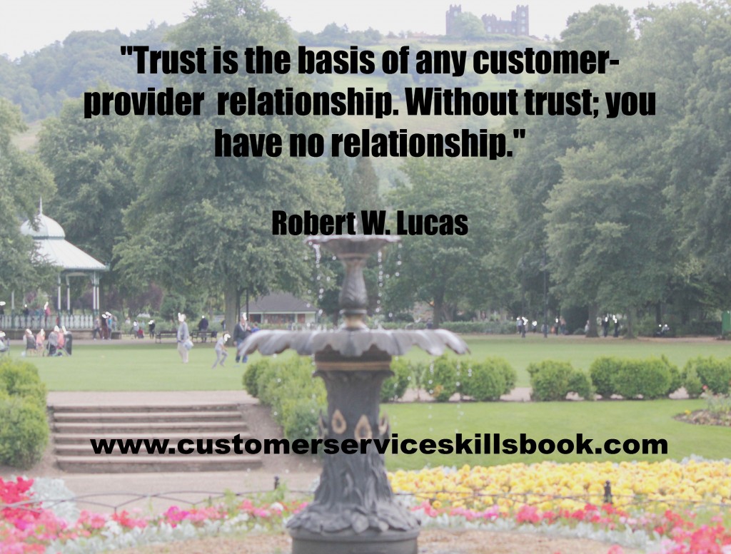 Quotes on Customer Trust - Robert W. Lucas